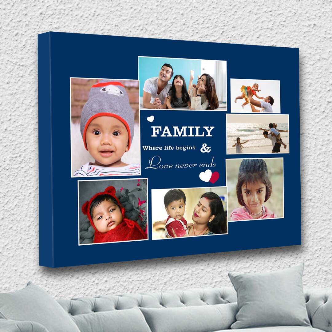 Personalized Photo Collage Canvas Design 14 | Photoland