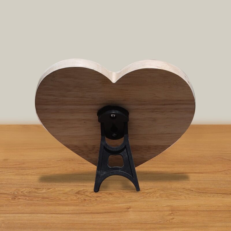 Heart Wooden Frame | Anniversary Gifts Engraved Photo Frame | Photoland