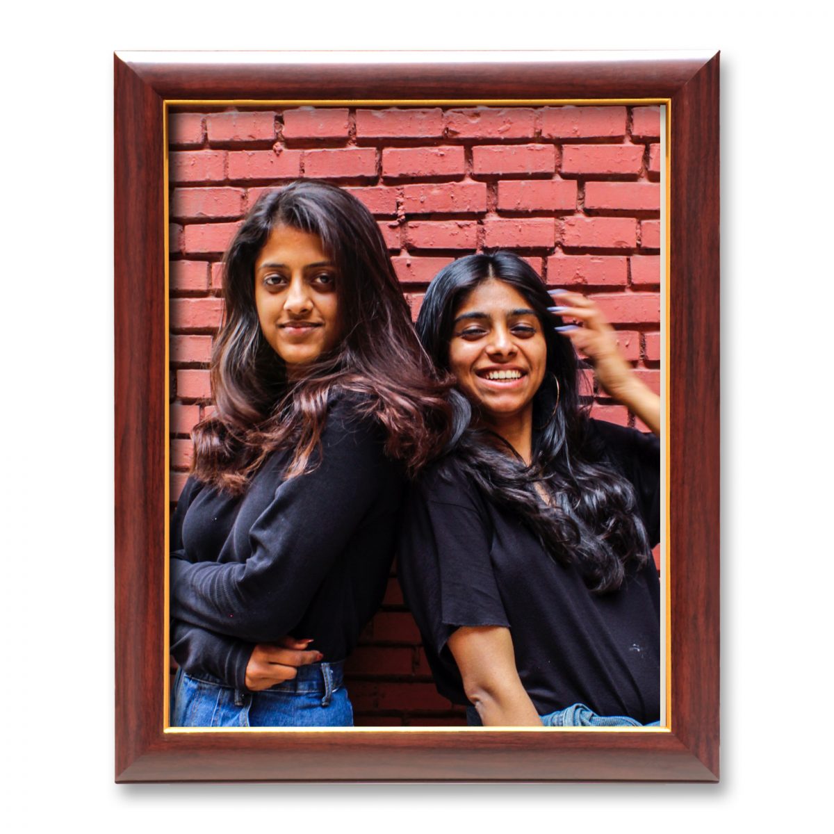 Personalized Red Synthetic Photo Frame Design 24