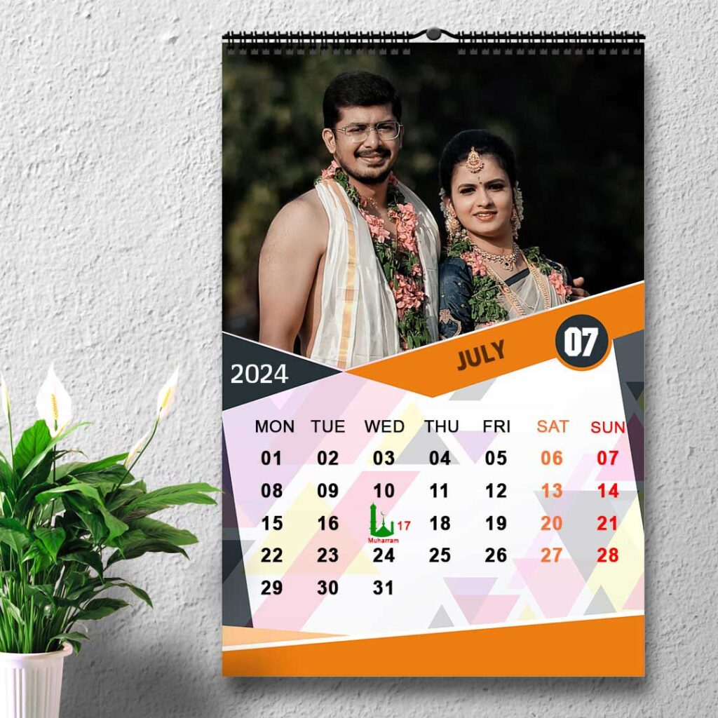 Personalized Wall Calendar | 12 Pages Photo Calendar | 12×18 Inch Design 8