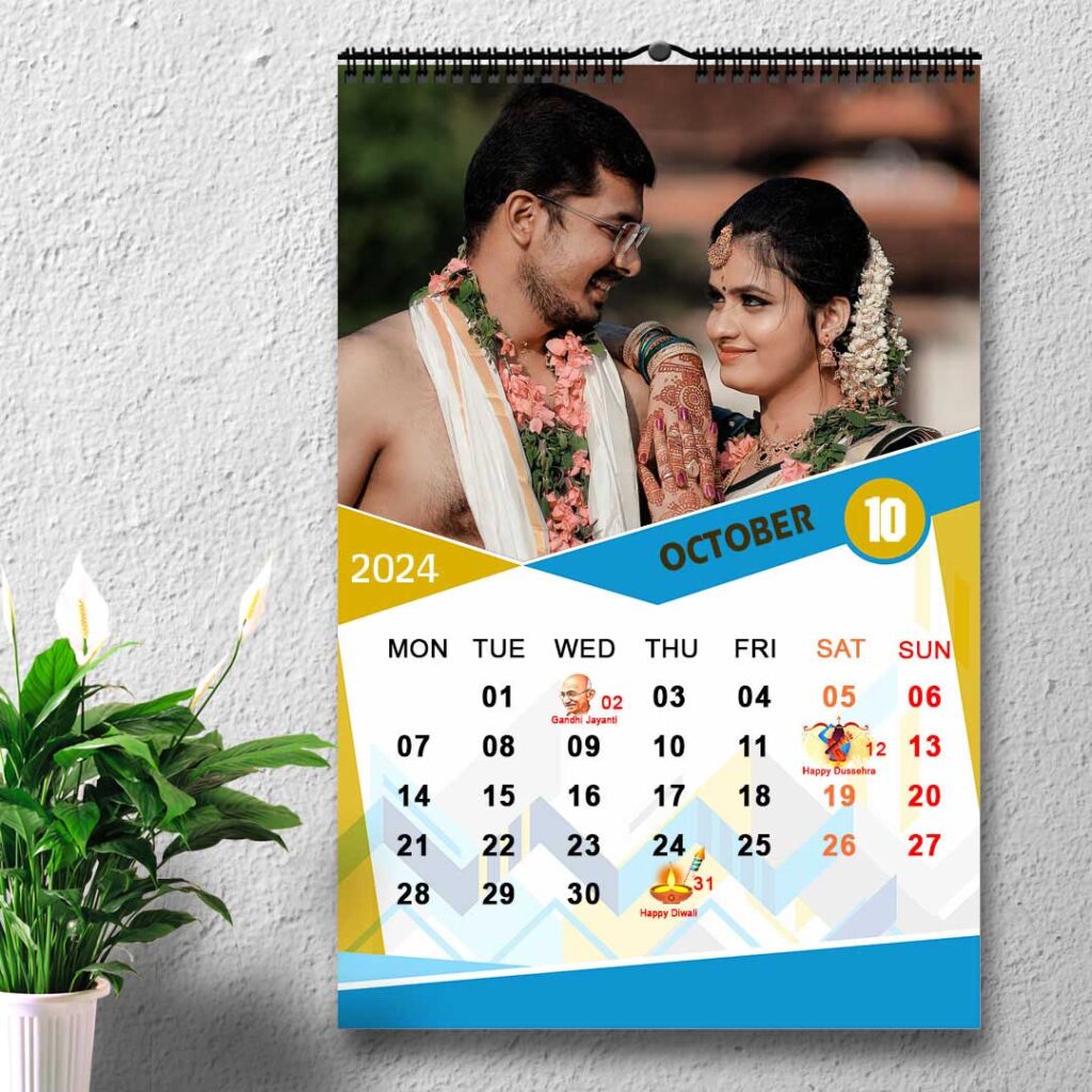 Personalized Wall Calendar | 12 Pages Photo Calendar | 12×18 Inch Design 8
