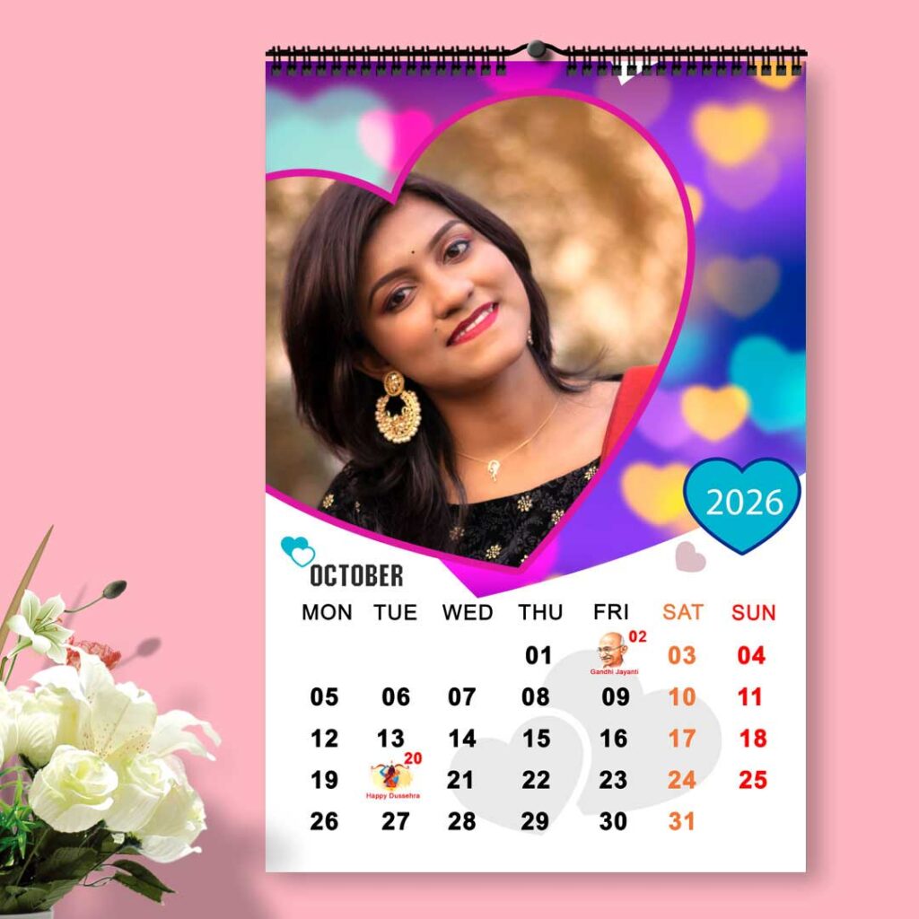 2026 Personalized Wall Calendar | 12 Pages Photo Calendar | 12×18 Inch ...