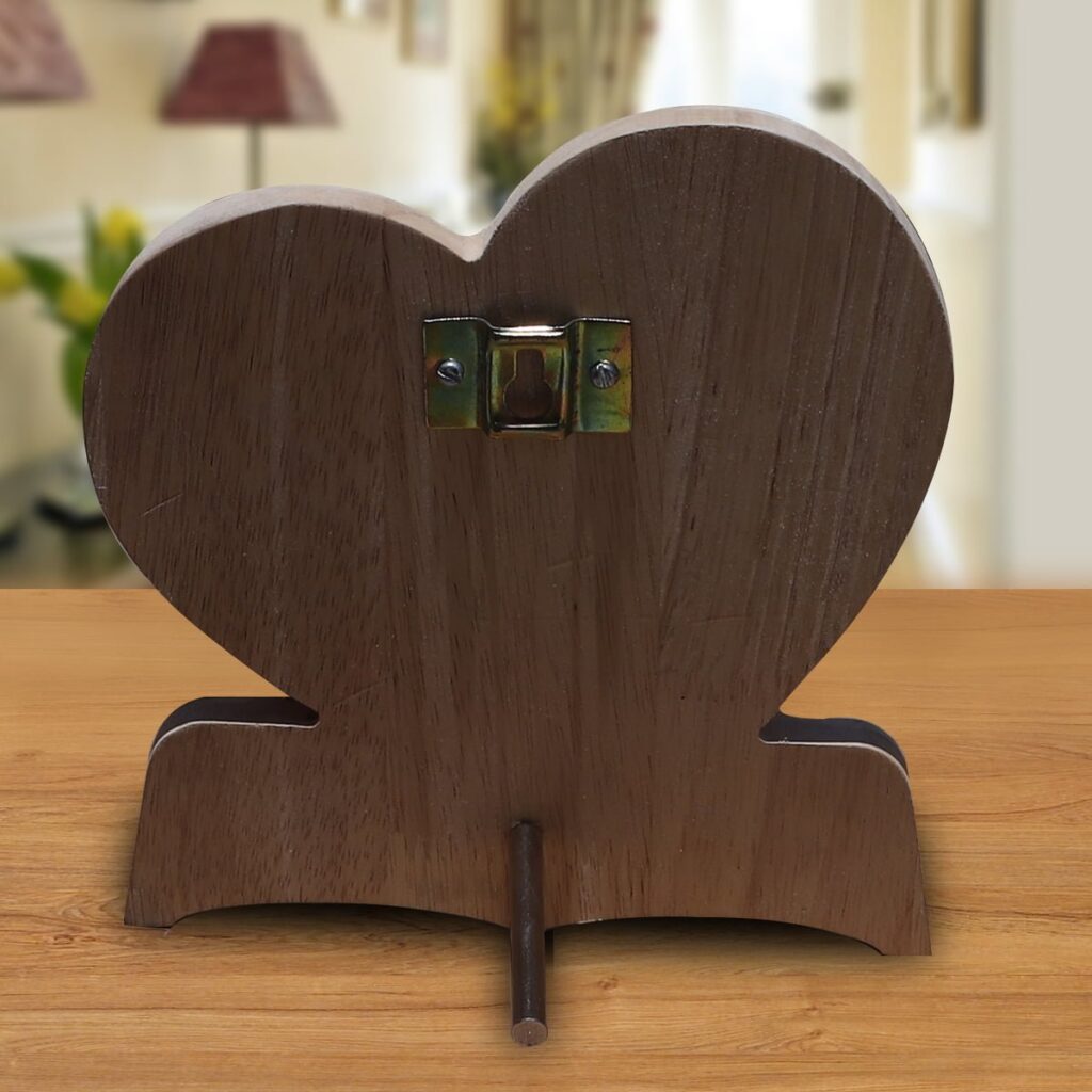Heart Shaped Wooden Photo | Engraved Frame & Plaque | Photoland