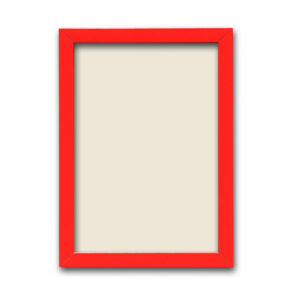 Red Synthetic Photo Frame | Vibrant Modern Wall Frame | Photoland