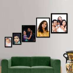Family Photo Frame Set of 5 | Collage Frames for Home