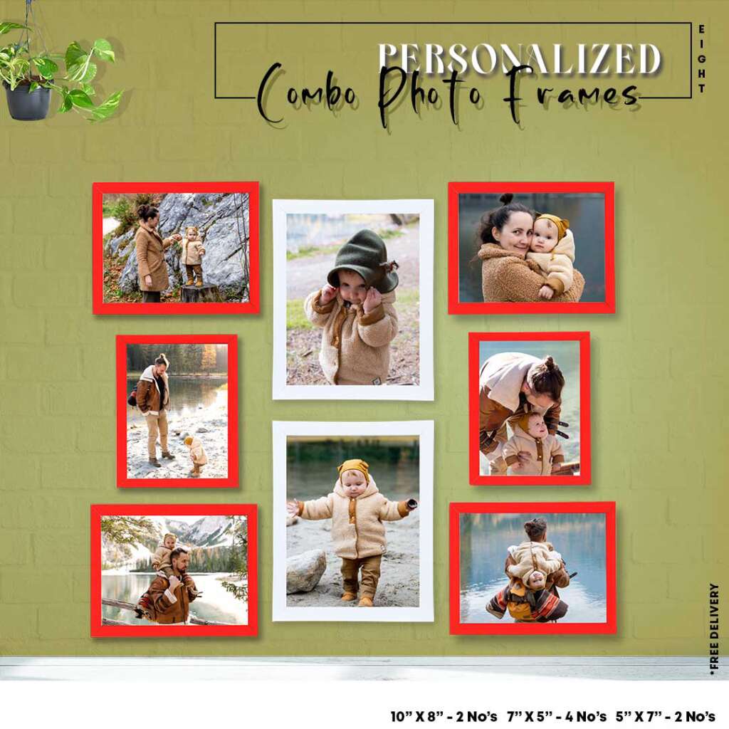 Personalized Best Family Wall Decor | Photo Frame combo gifts 8 | Photoland