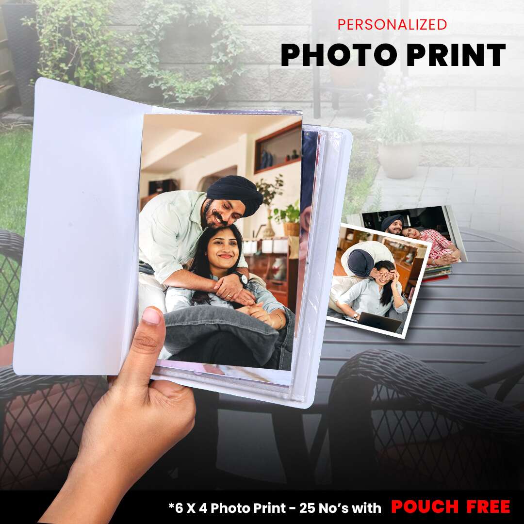Photo Print 6 X 4 inches| Photo Pouch Free | Special offer