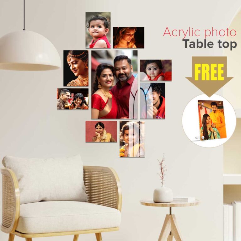 Best wishes Combo Gifts | Photo frame Set Pack of 9