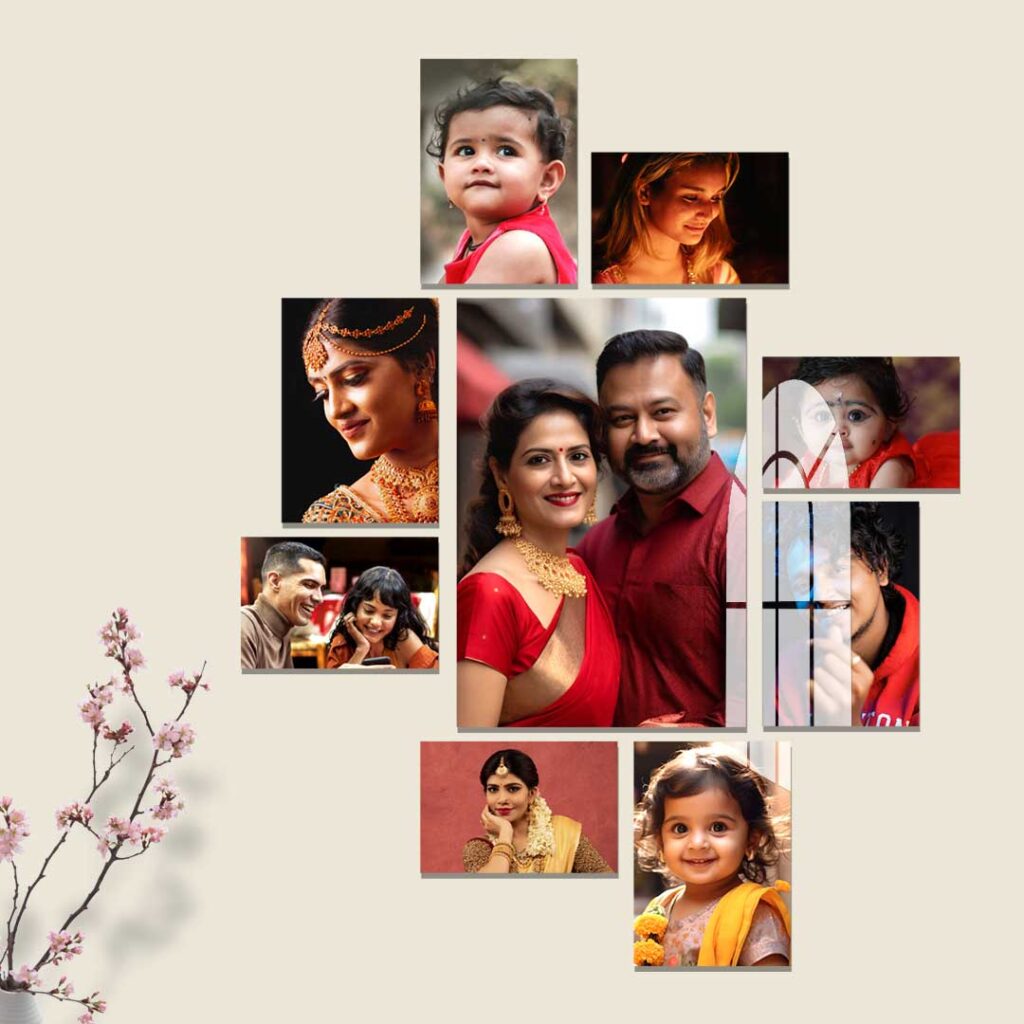 Best wishes Combo Gifts | Photo frame Set Pack of 9