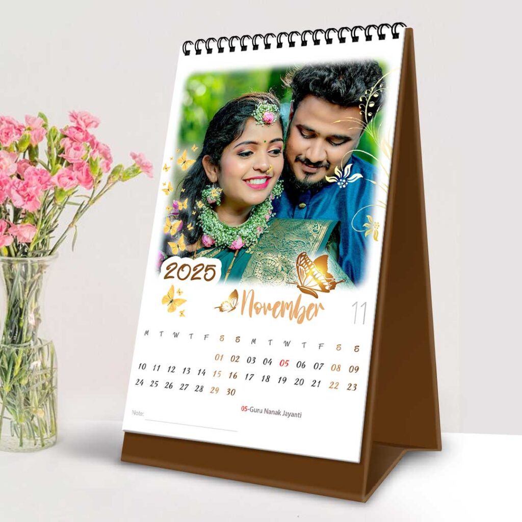 Personalized Desktop Calendar | Table top Photo Calendar | 6 x 4 Inches ...