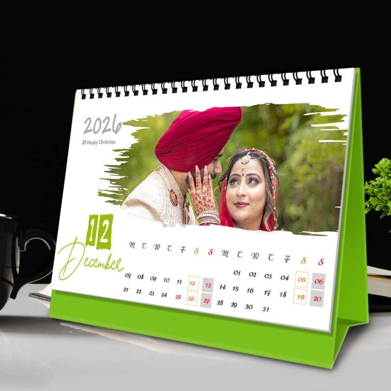 2026 Personalized Desktop Calendar | Table top Photo Calendar | 6 x 4 ...