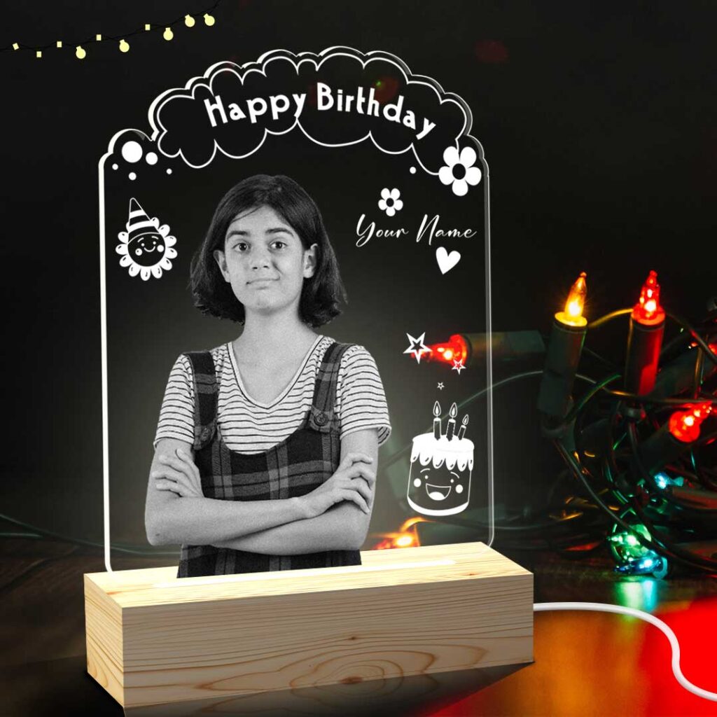 Personalized Birthday Gifts | Acrylic Photo Led Lamp (6×4 Inches ...