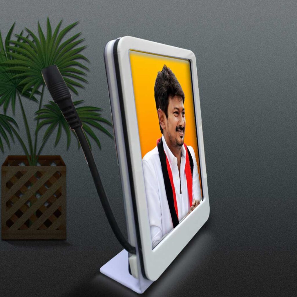Custom Dashboard Photo Frame 6×9 | Udhayanidhi Stalin Photo | Photoland