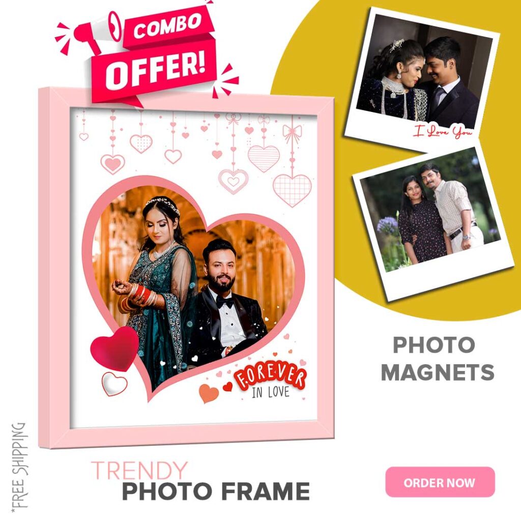 Best wishes Combo Gifts | Photo frame Set Pack of 9 | Photoland