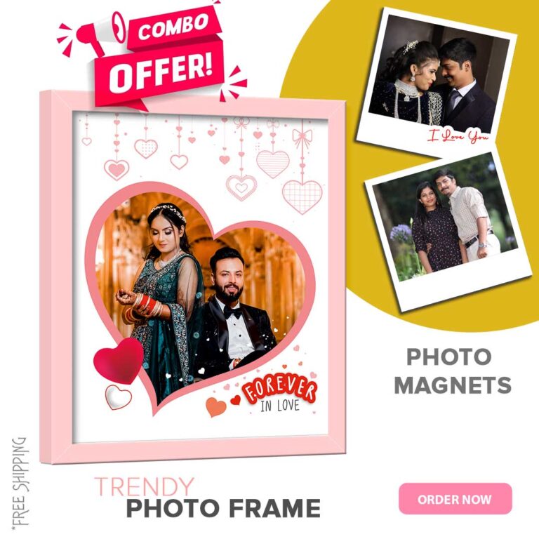Best wishes Combo Gifts | Photo frame Set Pack of 9 | Photoland