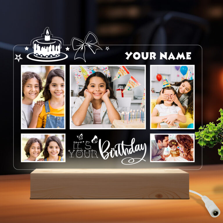 Personalized Birthday Gifts | Acrylic 3d Photo Lamp | Surprise Led lamp ...