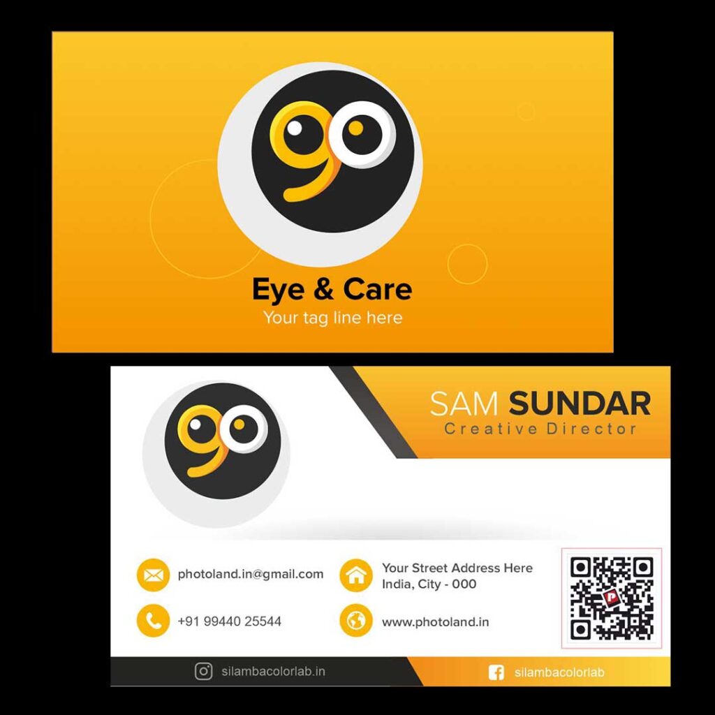 Non-Tearable Visiting Cards | Metallic dual silver | Photoland