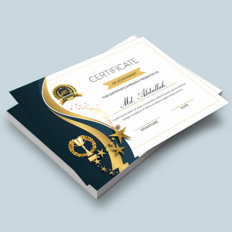 Certificate Printing-A4 Size | Photoland
