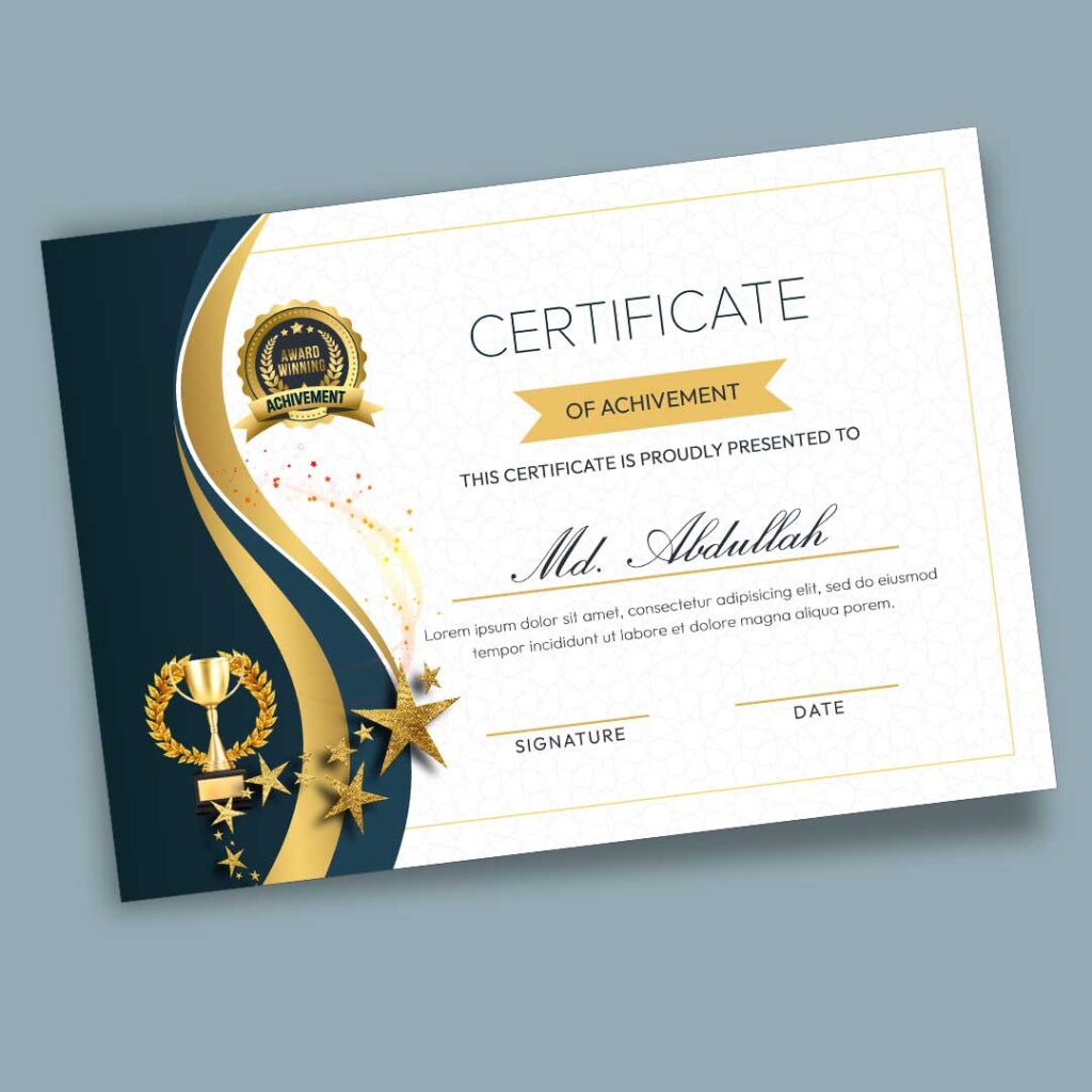 Certificate Printing-A4 Size | Photoland