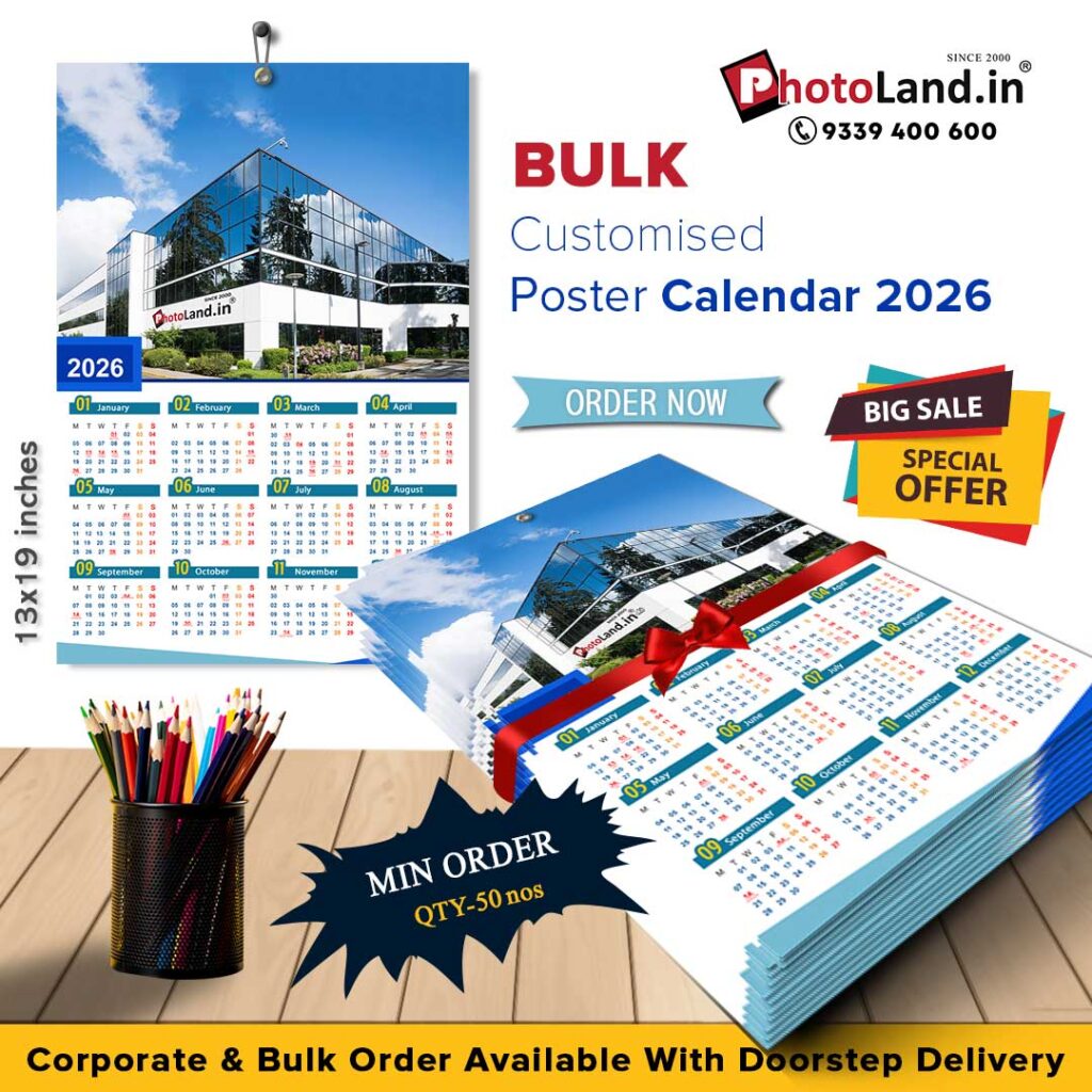 2026 Personalized Bulk Poster Calendar | Wholesale calendars-Design 01