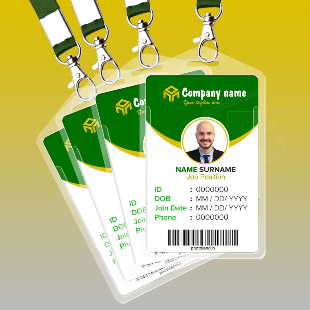 Employee ID card | PVC ID card | Photo ID card-Design 1 | Photoland