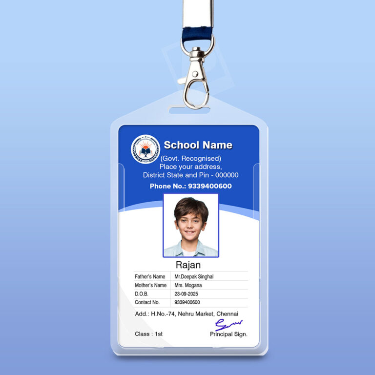 School student ID Card | PVC ID card | Photo ID card-Design 2 - Photoland