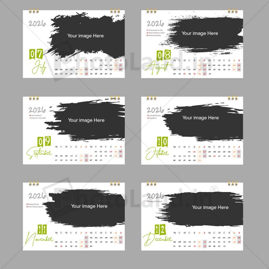 2026 Personalized Photo Easel Calendar_Design_3 | Photoland