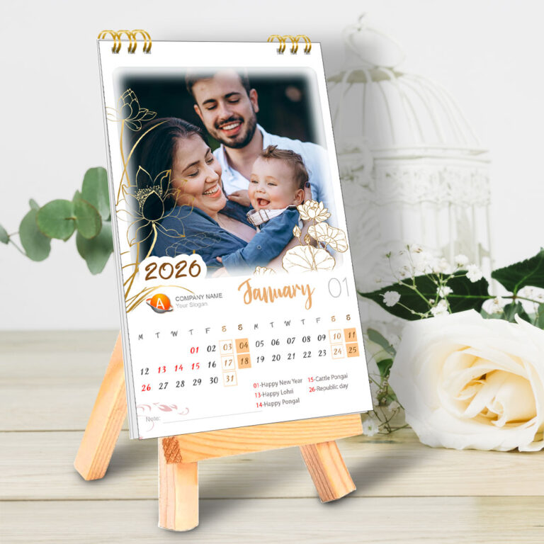 2026 Personalized Photo Easel Calendar_Design_4 | Photoland
