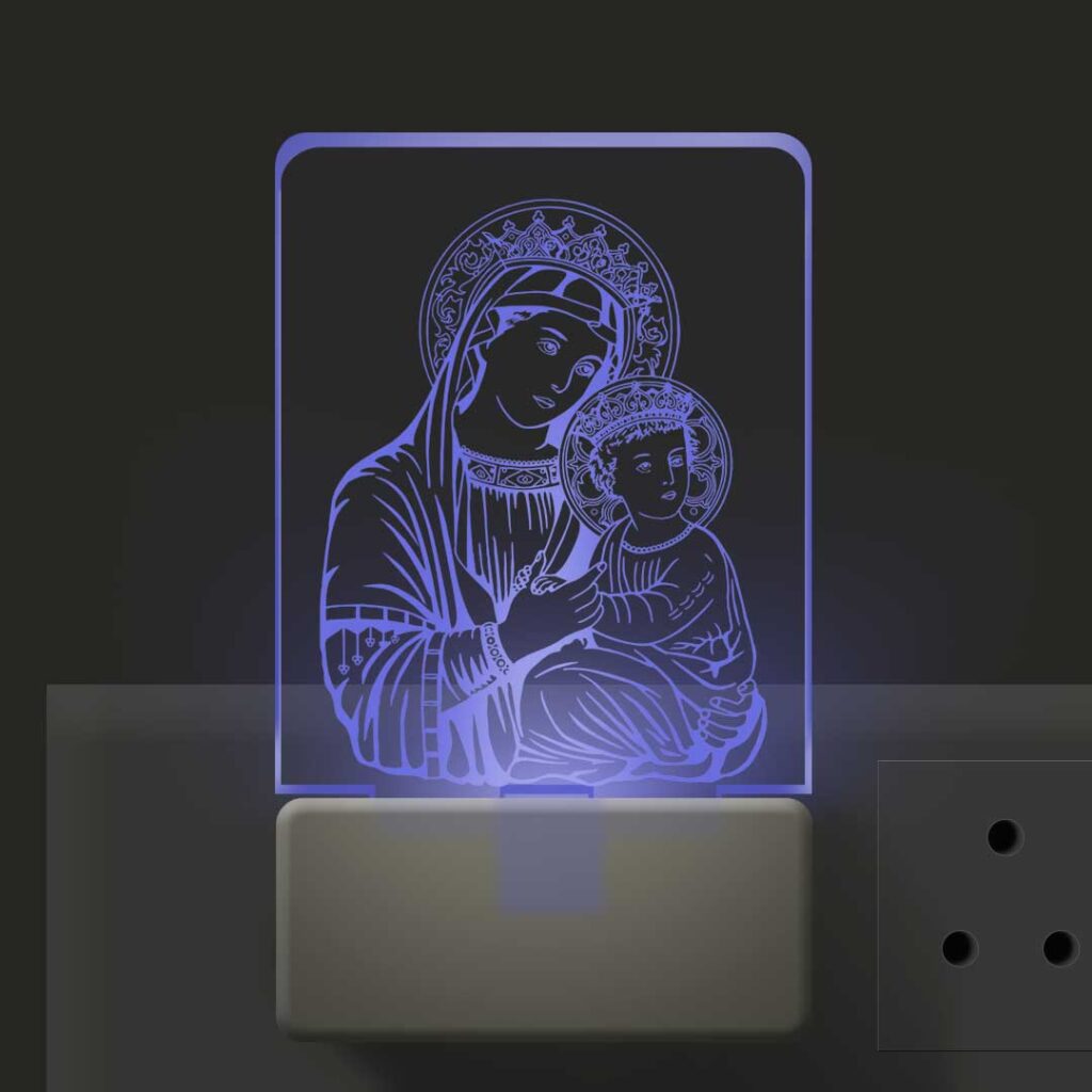3d Illusion Led Plug Lamp | 3 d Led Night Lamp | God Matha Design-1 ...