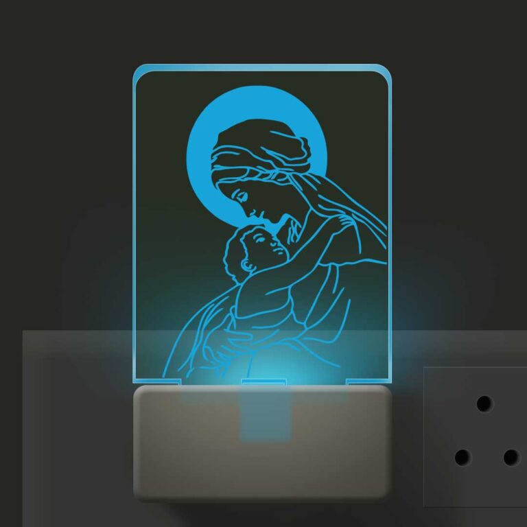 3d Illusion Led Plug Lamp | 3 d Led Night Lamp | God Matha Design-4 ...
